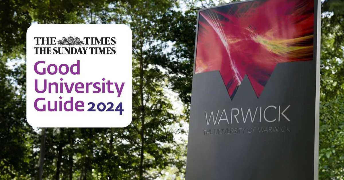 University of Warwick named in top 10 universities in the UK once again!